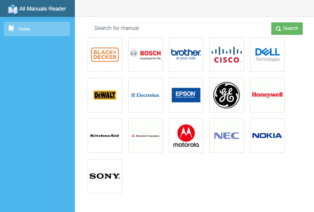 Manuals – All Manuals Reader